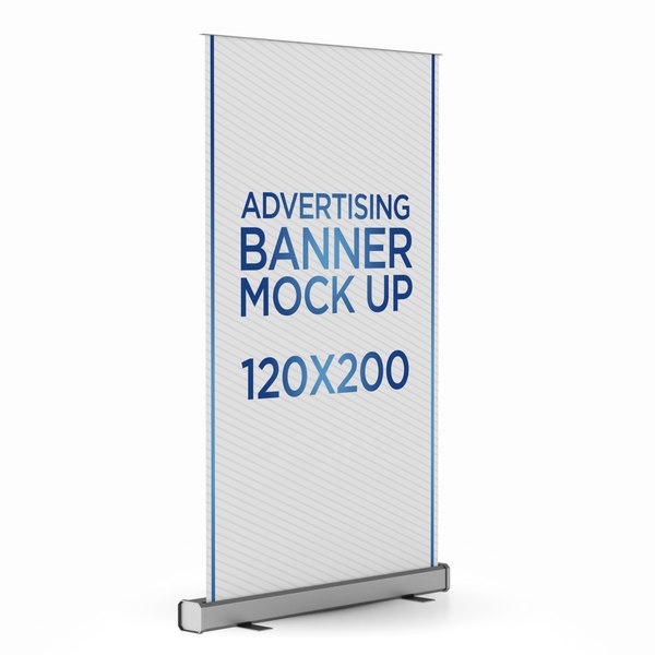Roll banner 3D model - TurboSquid 1329094