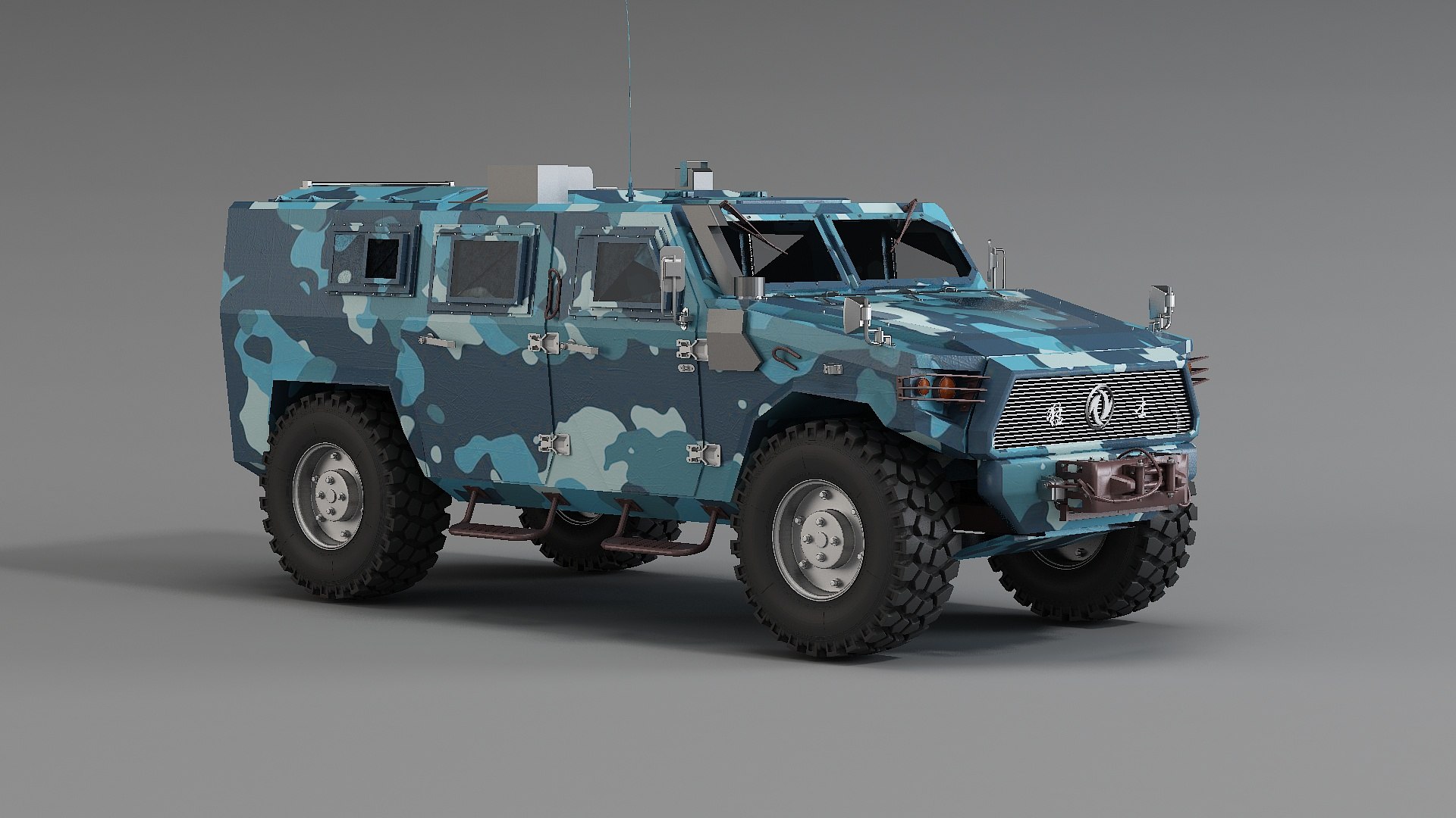 Military vehicles dongfneg CSK-182 Mengshi three generation 3D model ...