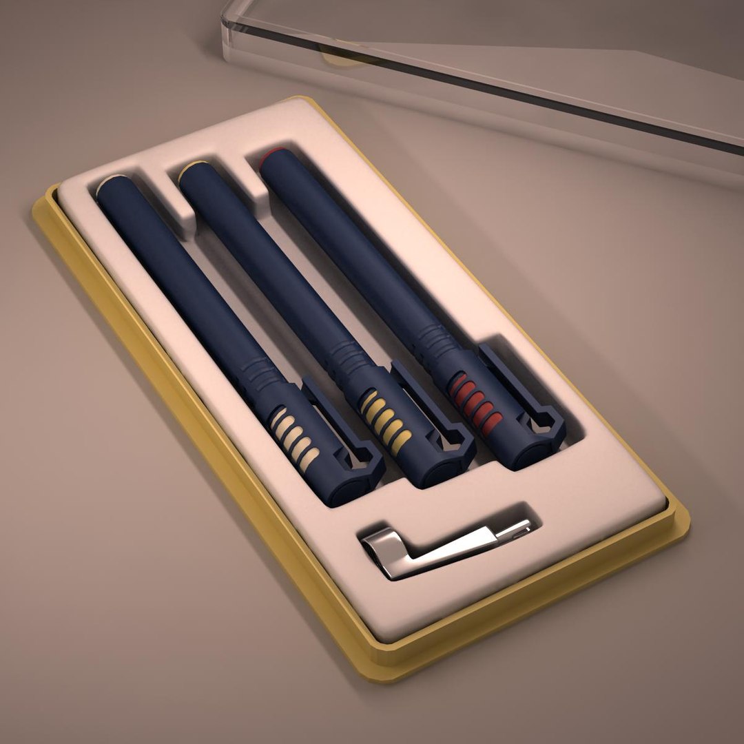 3d Model Technical Pen