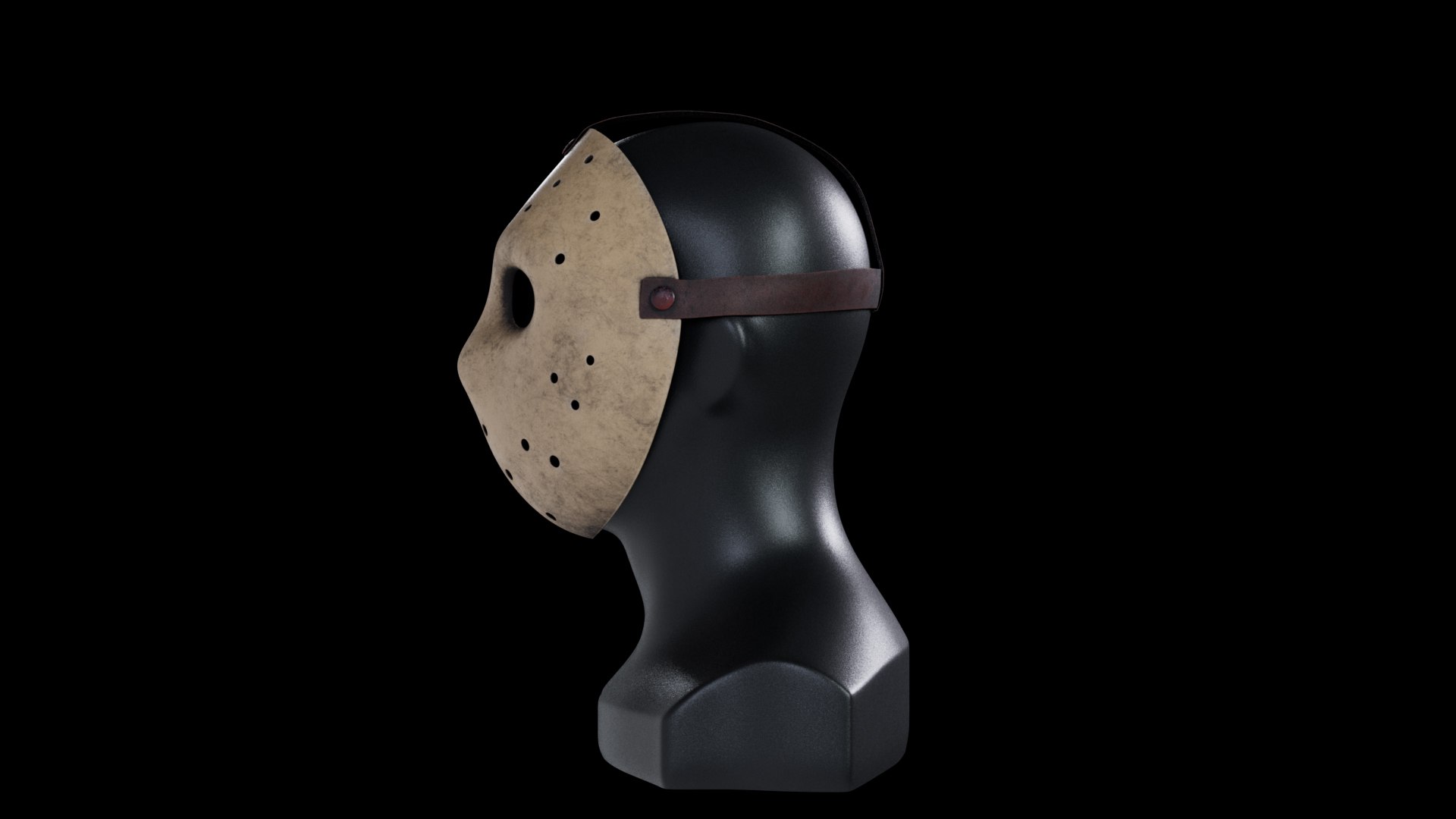 3D Serial Killer Hockey Mask - TurboSquid 2065418
