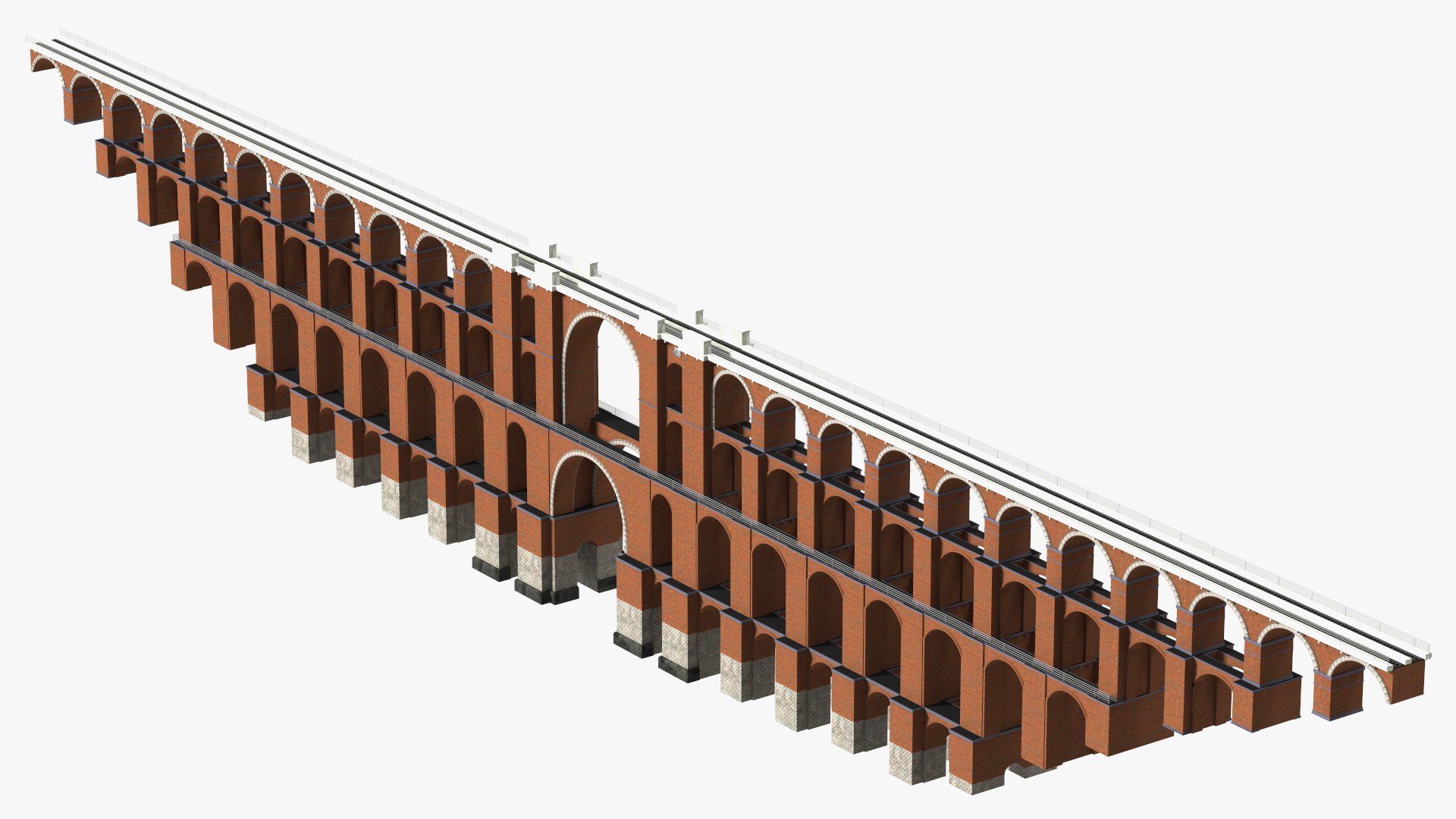 3d Viaduct Bridge Goltzsch German Model