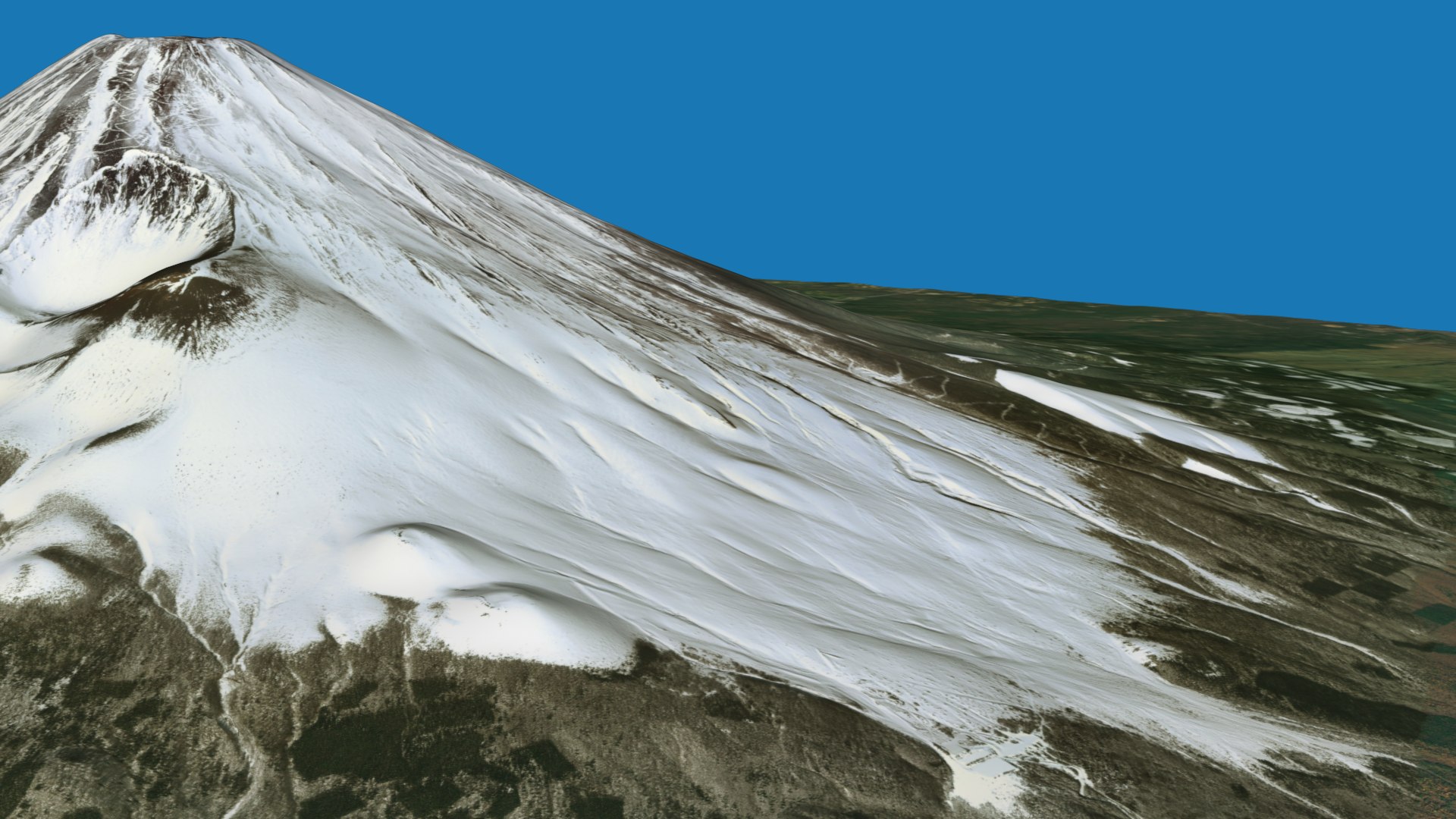 3D Model Japans Fuji Volcano Mount - TurboSquid 1389969
