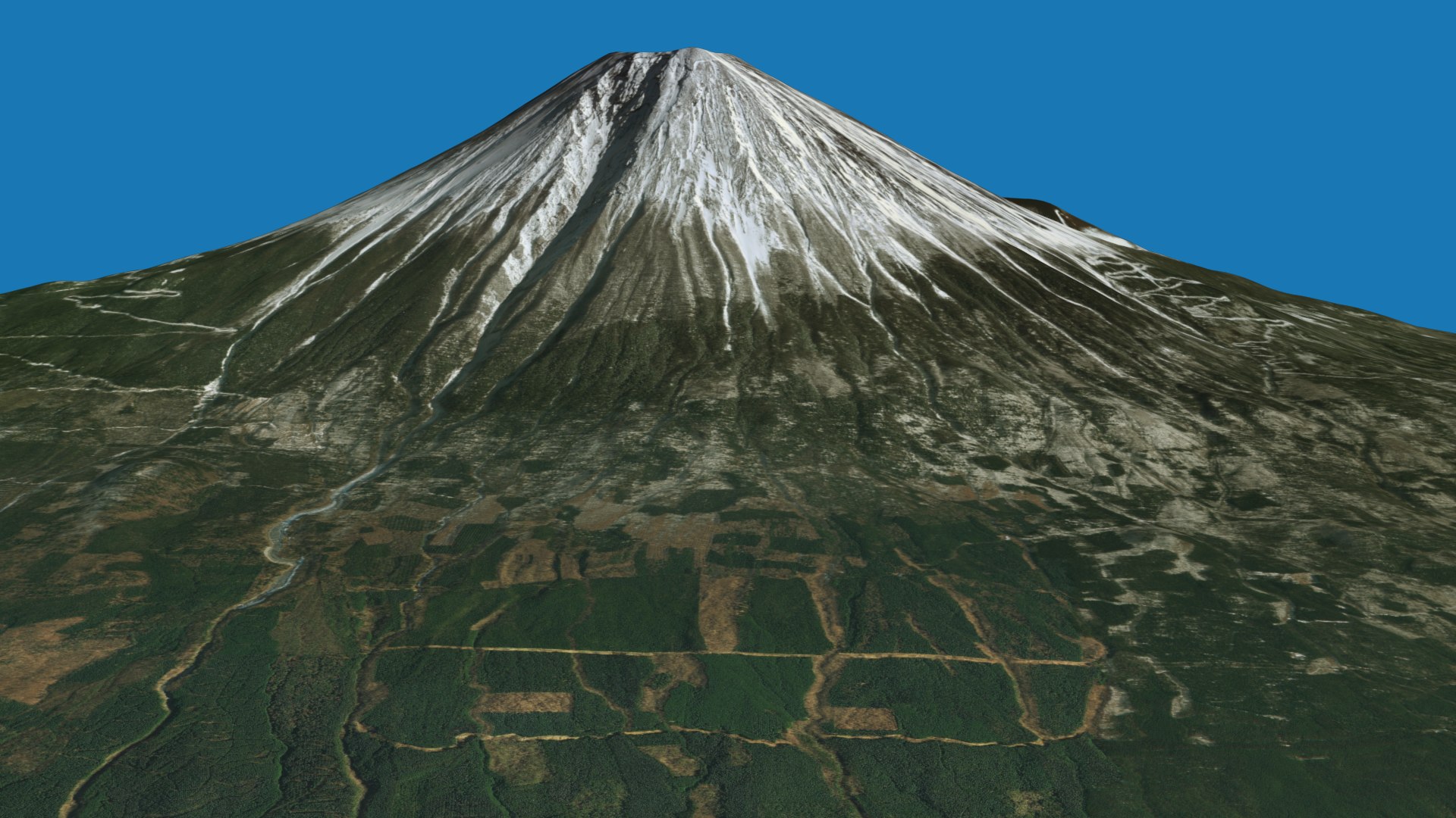 3D Model Japans Fuji Volcano Mount - TurboSquid 1389969