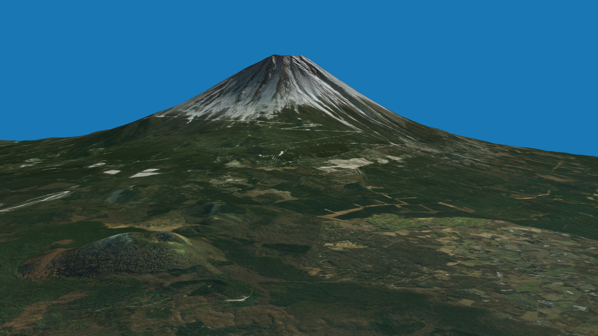 3D Model Japans Fuji Volcano Mount - TurboSquid 1389969