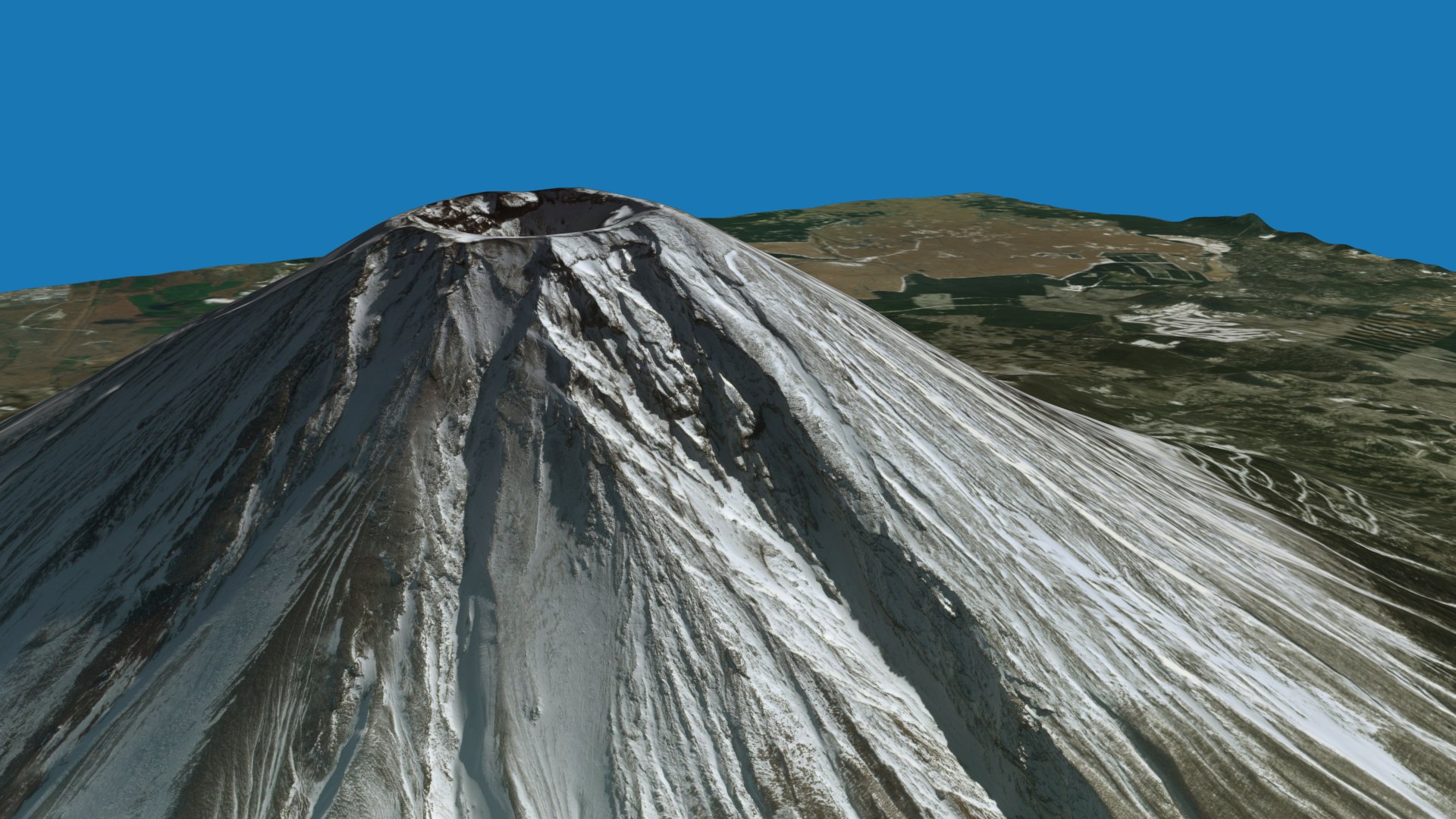 3D Model Japans Fuji Volcano Mount - TurboSquid 1389969