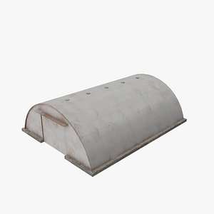 3d Outpost Military Model