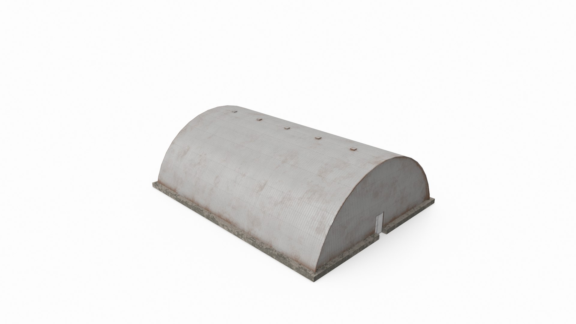 3D Hangar On A Concrete Base - TurboSquid 2021801