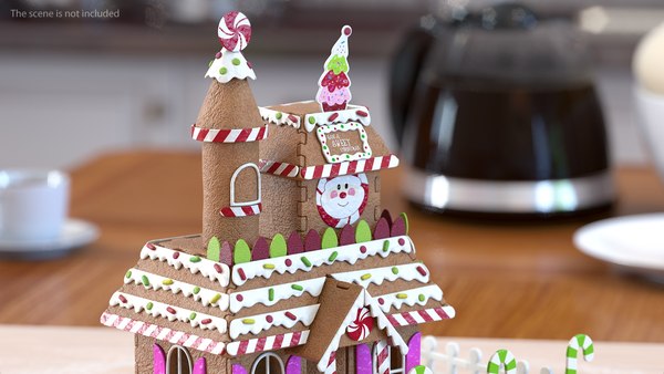 3D christmas gingerbread houses model - TurboSquid 1486870