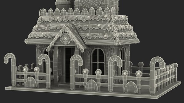 3D christmas gingerbread houses model - TurboSquid 1486870