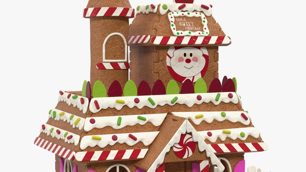 3D christmas gingerbread houses model - TurboSquid 1486870