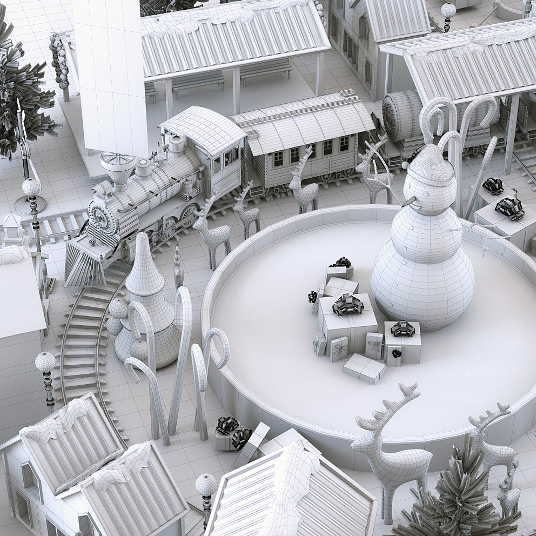 3D Village - TurboSquid 1481482