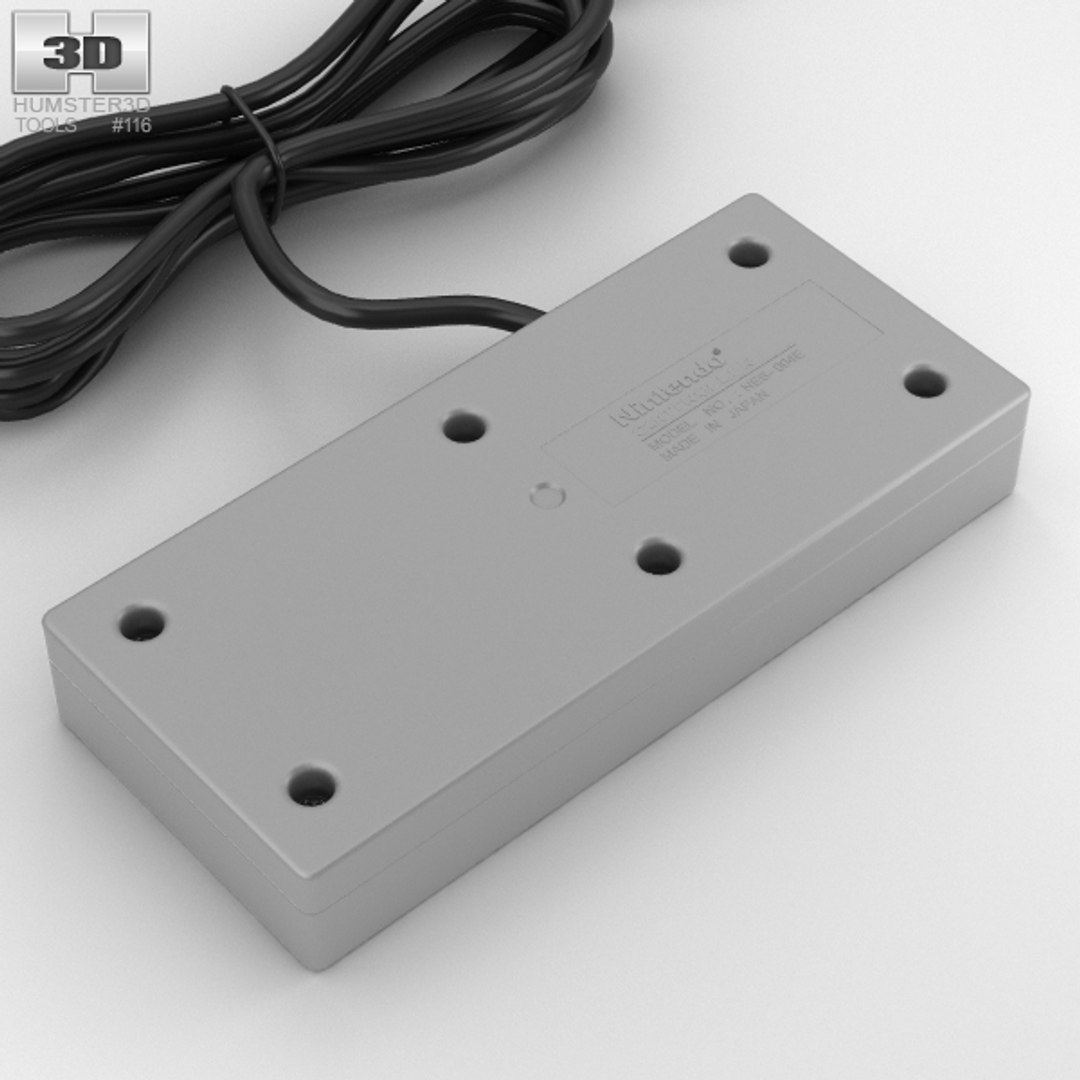 Nes controller 3D model - TurboSquid 1292933