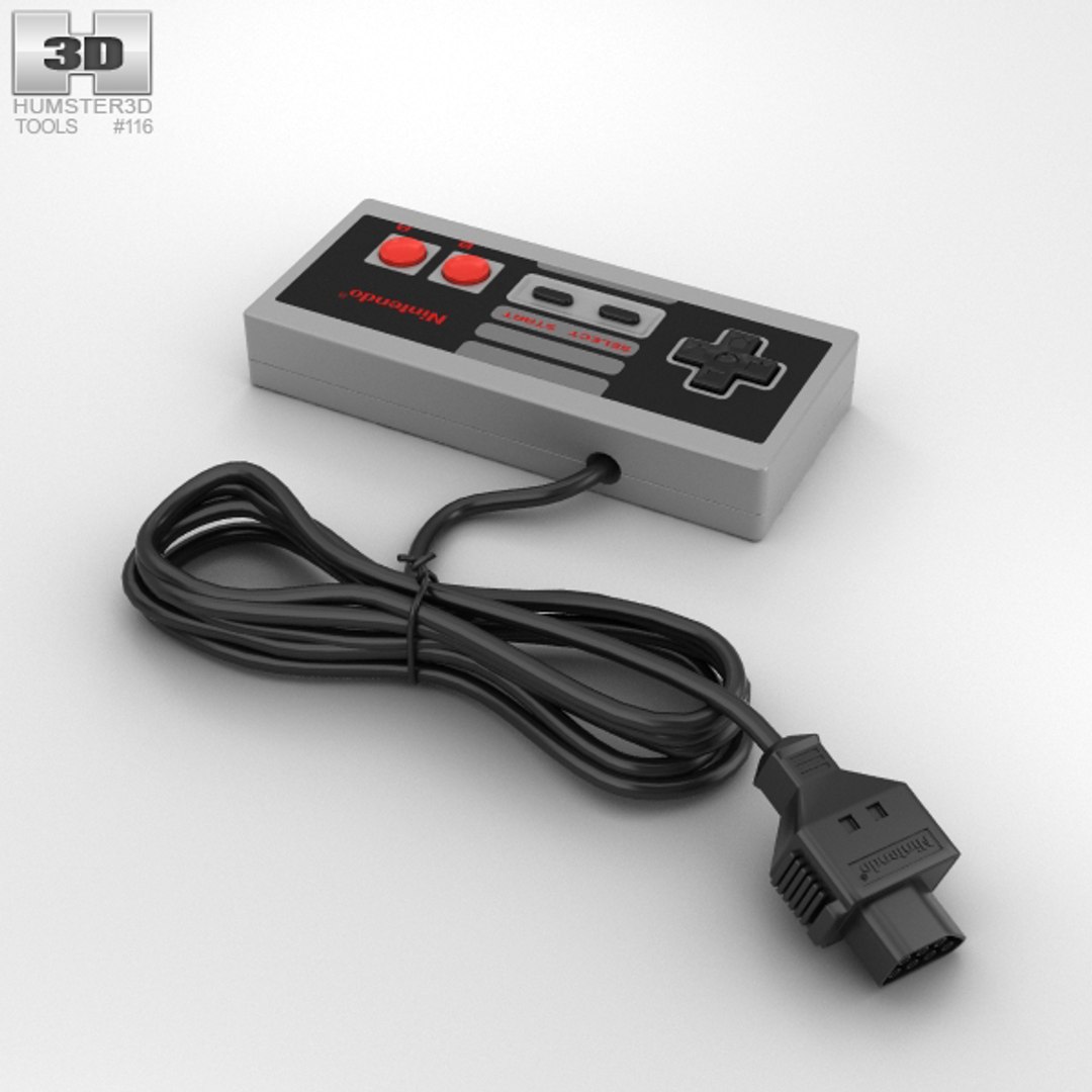 Nes controller 3D model - TurboSquid 1292933