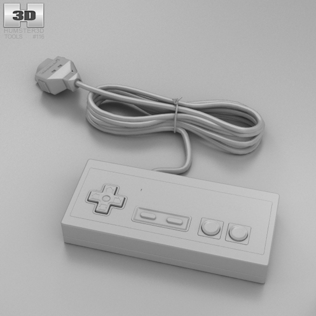 Nes controller 3D model - TurboSquid 1292933