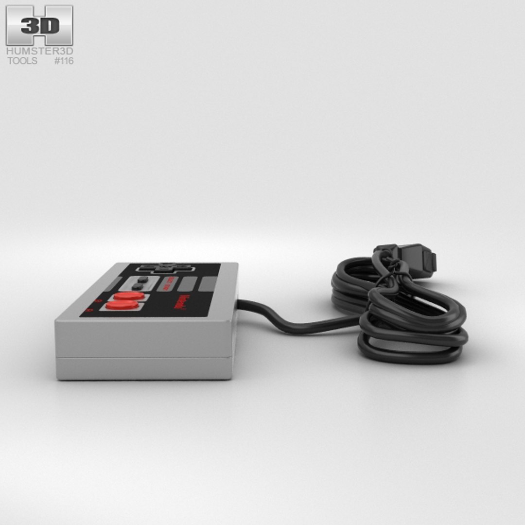 Nes controller 3D model - TurboSquid 1292933