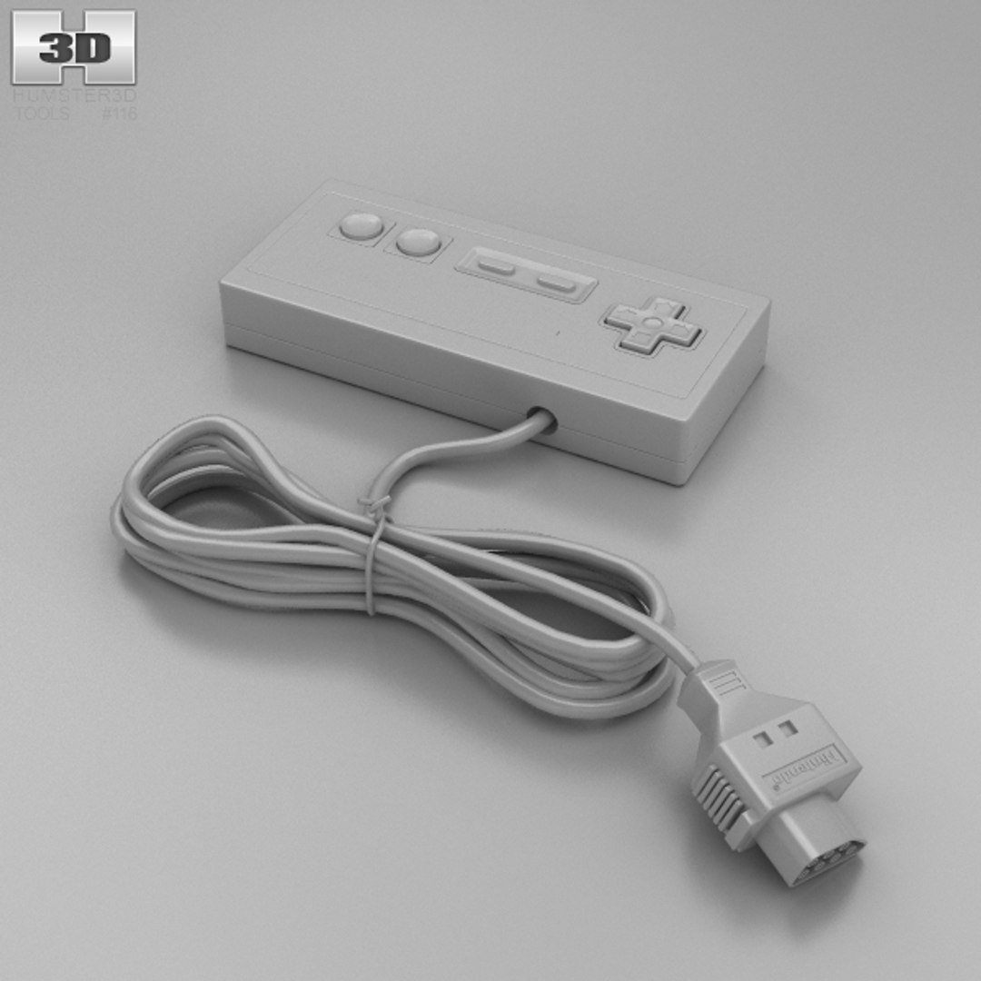 Nes controller 3D model - TurboSquid 1292933