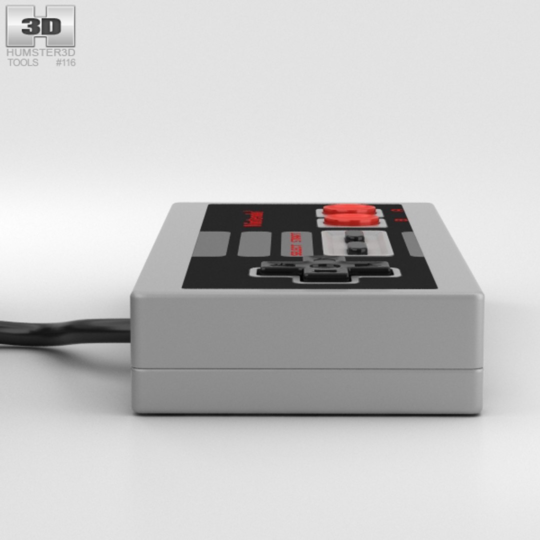 Nes controller 3D model - TurboSquid 1292933