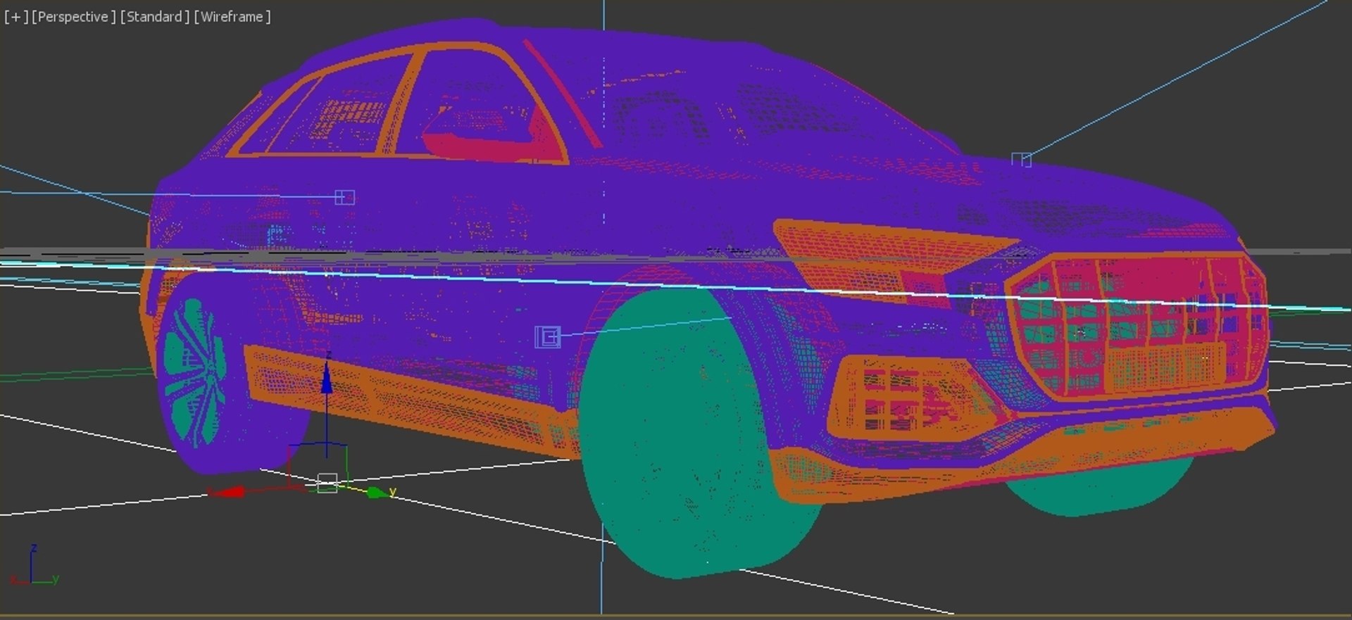 3D AudiQ8 Full Texture - TurboSquid 1972433