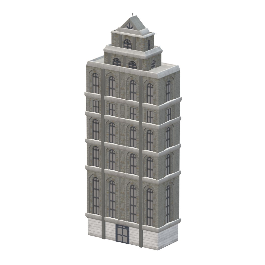 Early Skyscraper 3D Model - TurboSquid 2357970