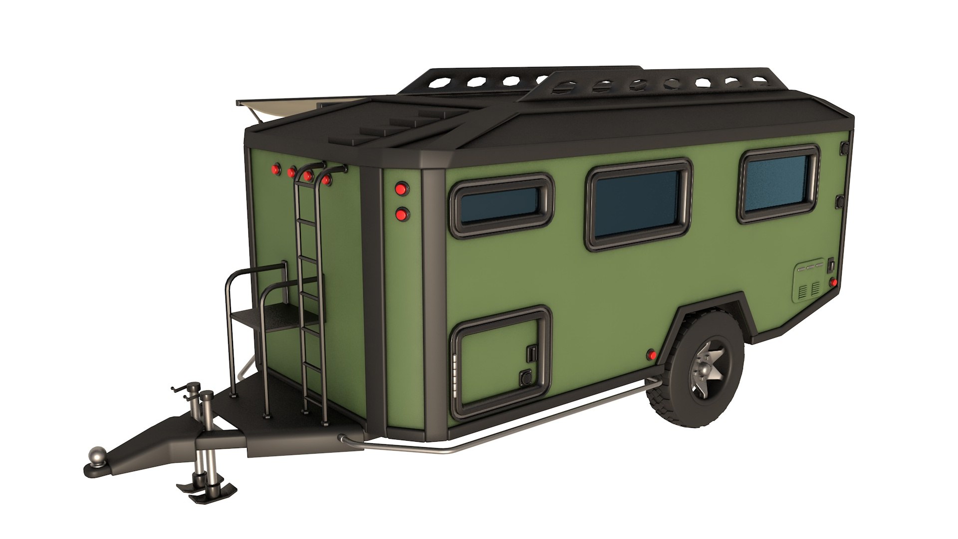 Adventure Trailer 3D - TurboSquid 2008655