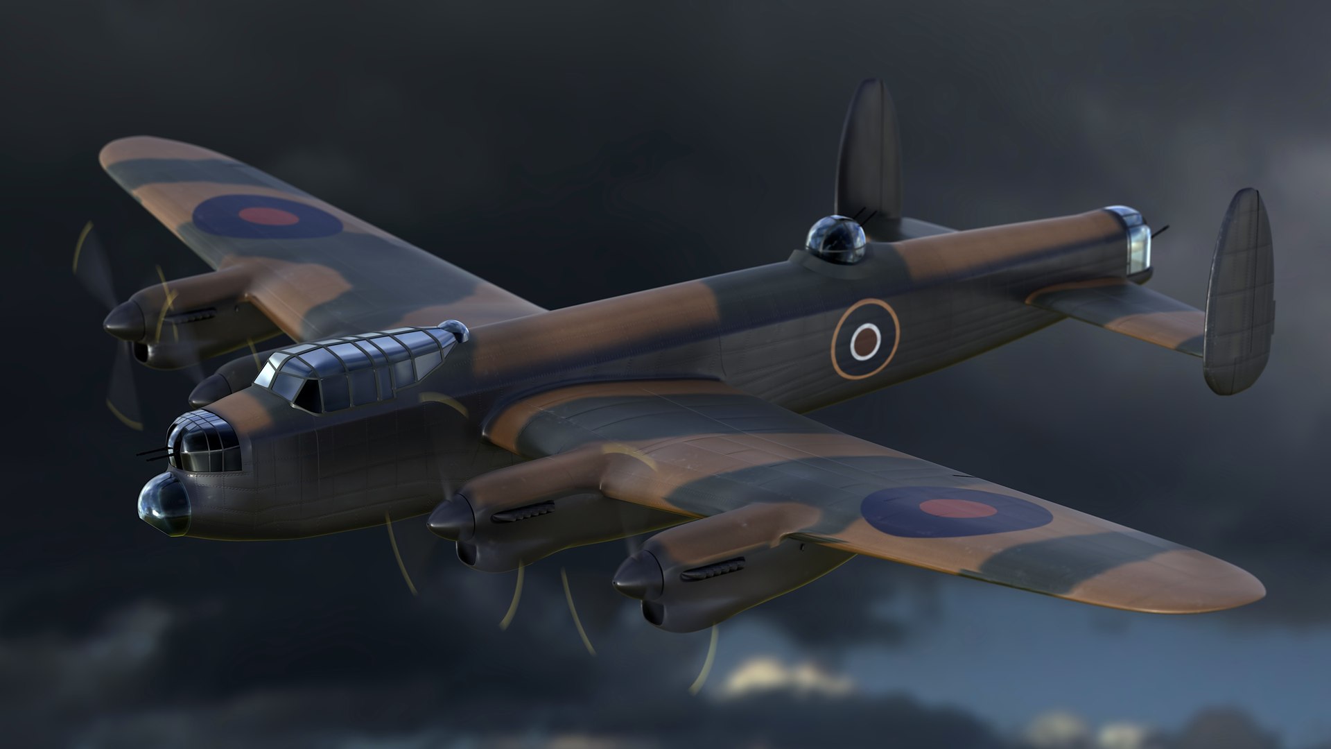 3D Model Simple Avro Lancaster - TurboSquid 1238039
