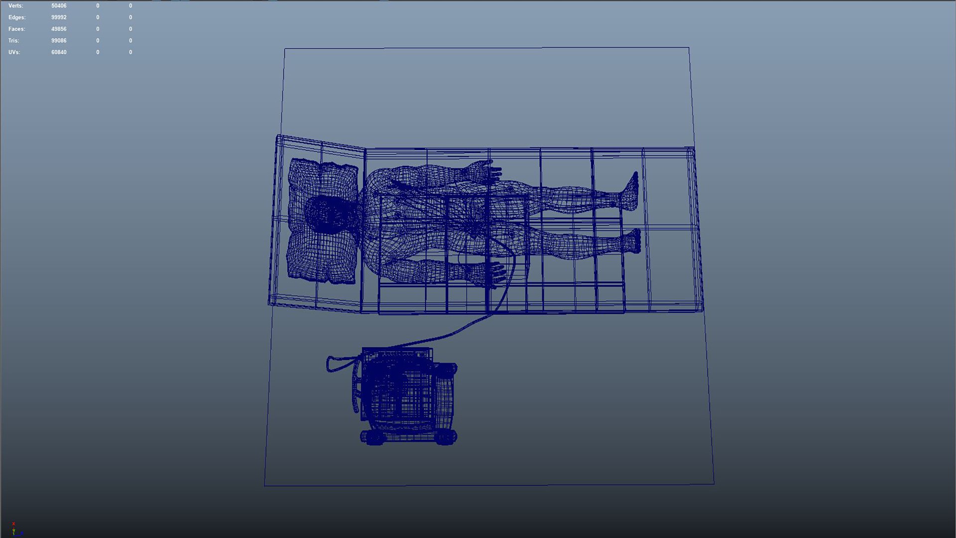 Ecg Machine With Patient 3D - TurboSquid 2307958