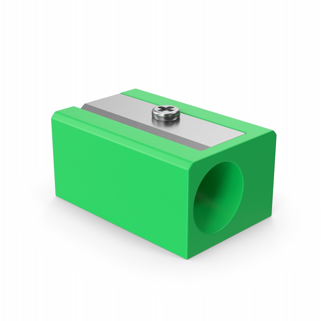 Green Pencil Sharpener 3D model - TurboSquid 2074111