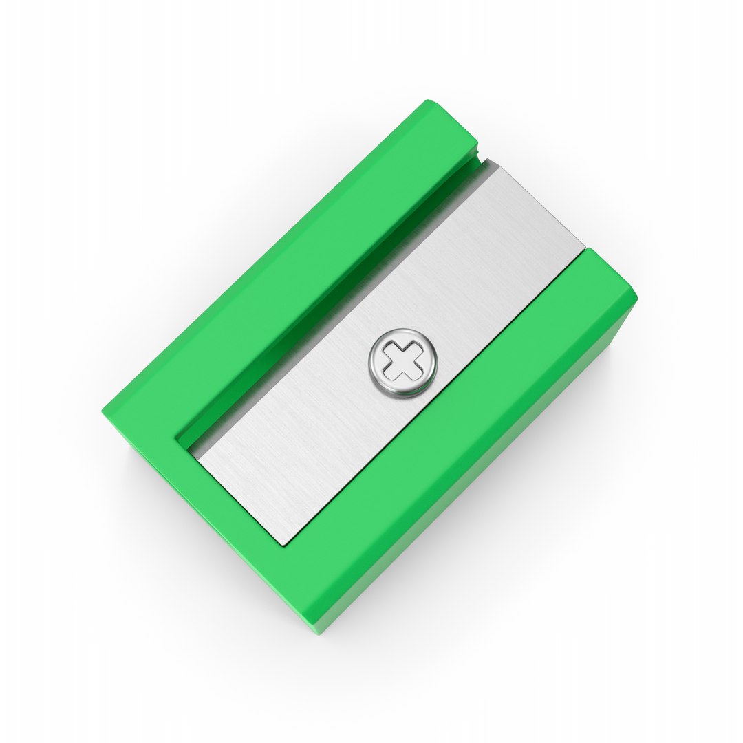 Green Pencil Sharpener 3D model - TurboSquid 2074111