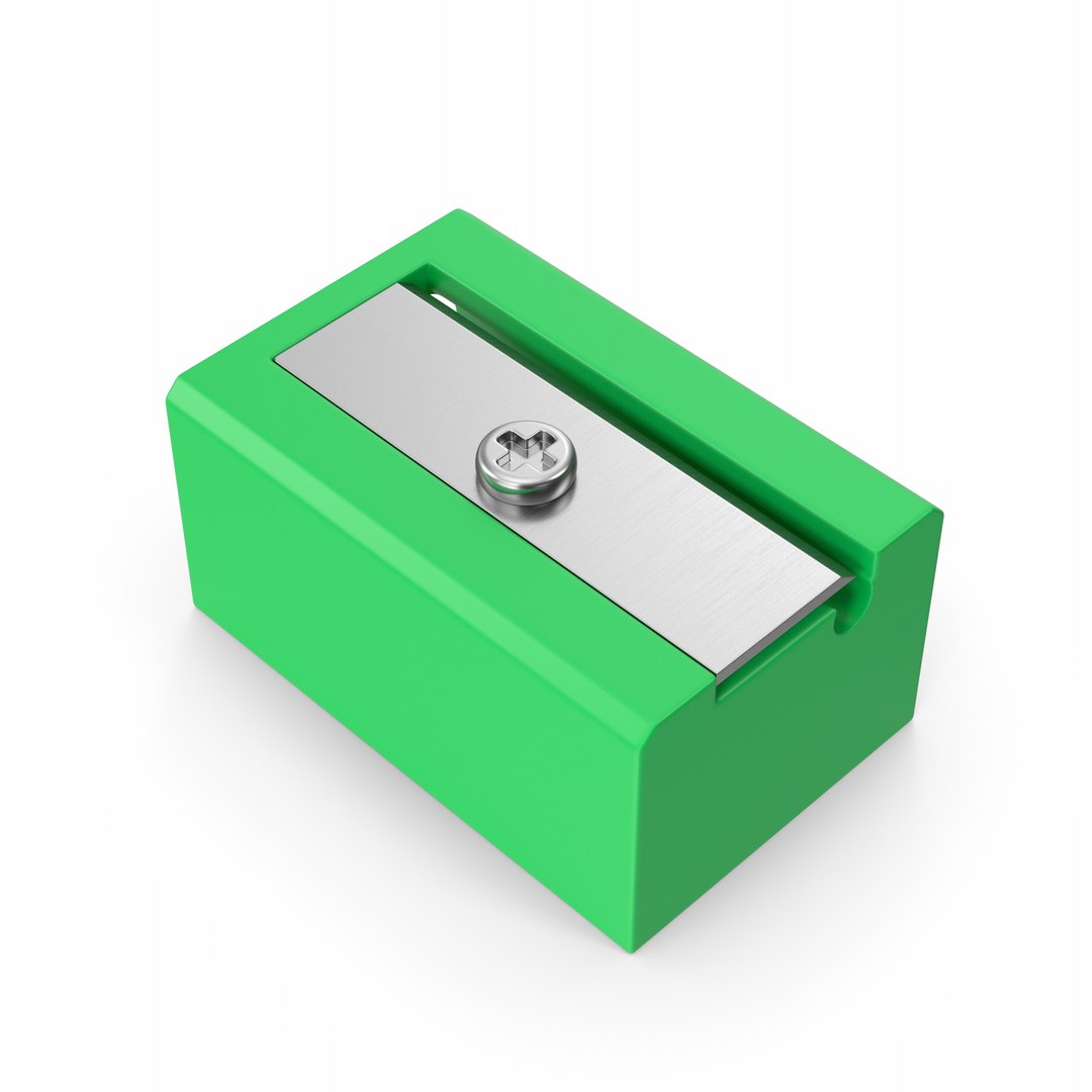 Green Pencil Sharpener 3D model - TurboSquid 2074111