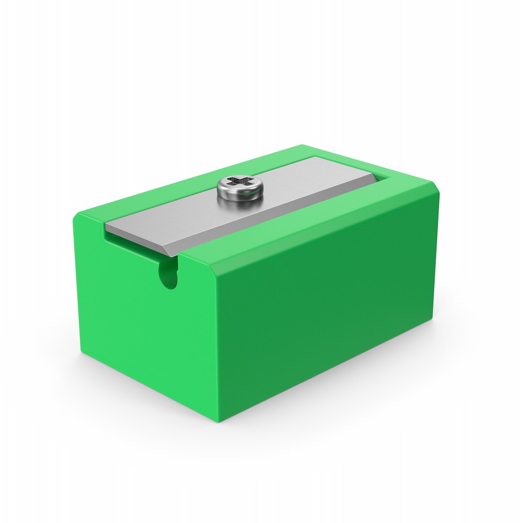 Green Pencil Sharpener 3D model - TurboSquid 2074111