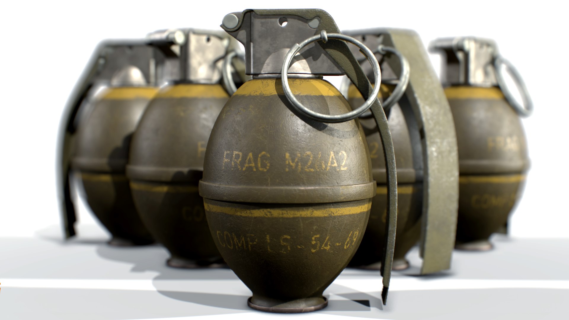 American Hand Grenade Frag 3D - TurboSquid 1388968