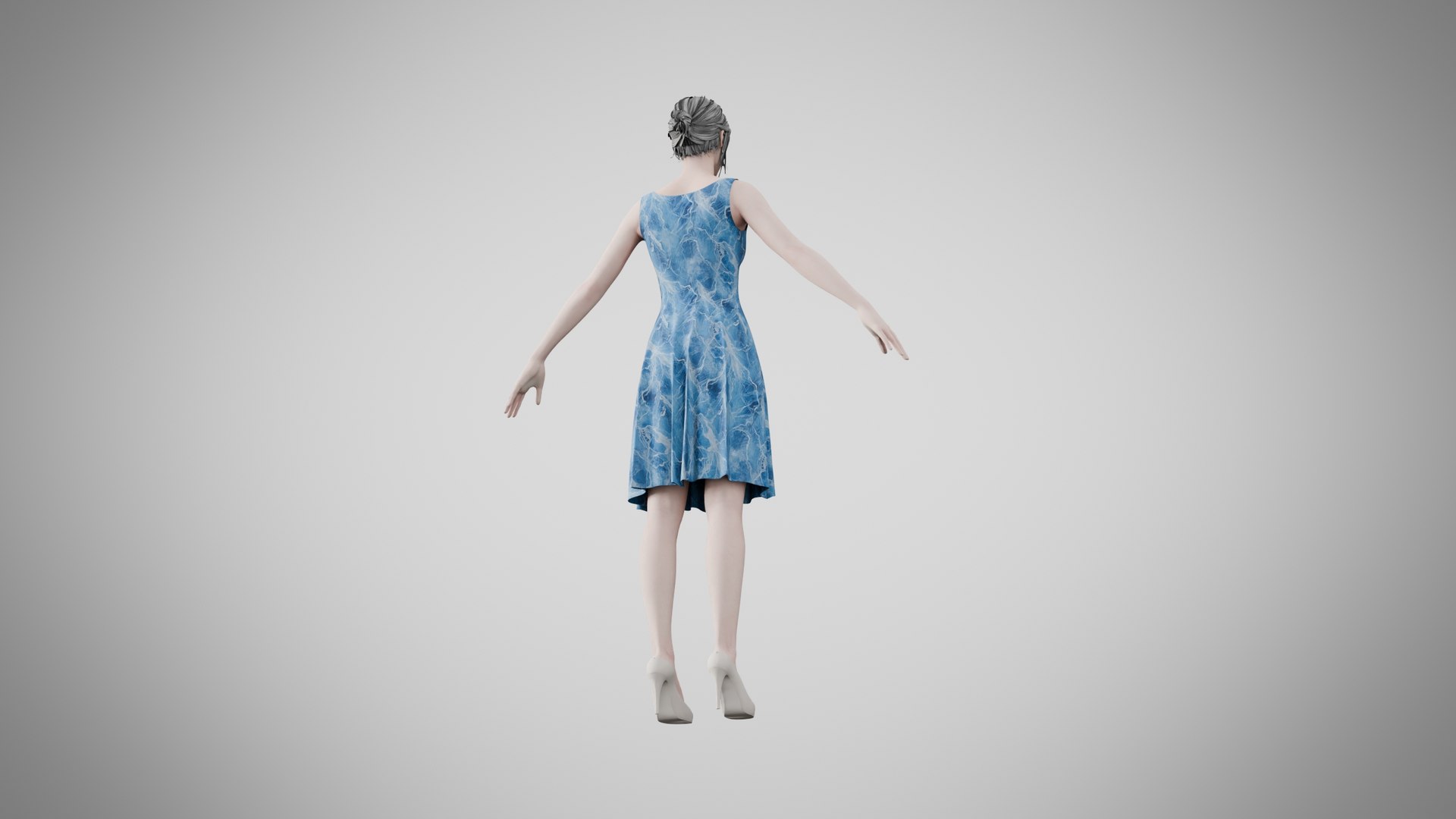 Dress 36 Ocean Frost V3 Model - TurboSquid 2503505