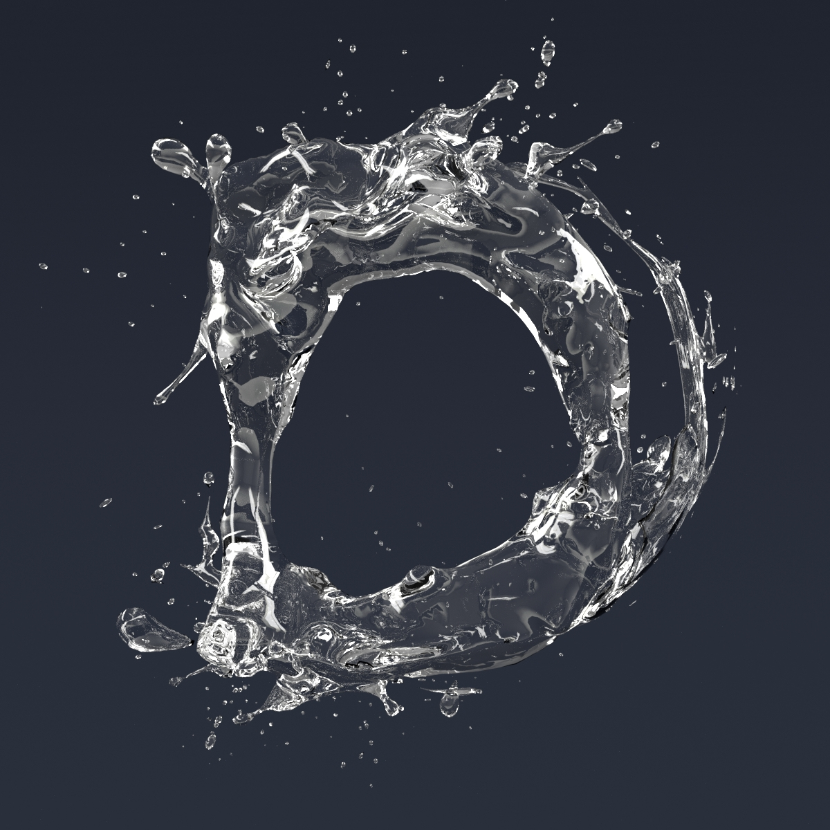 Letter d 3D - TurboSquid 1151884