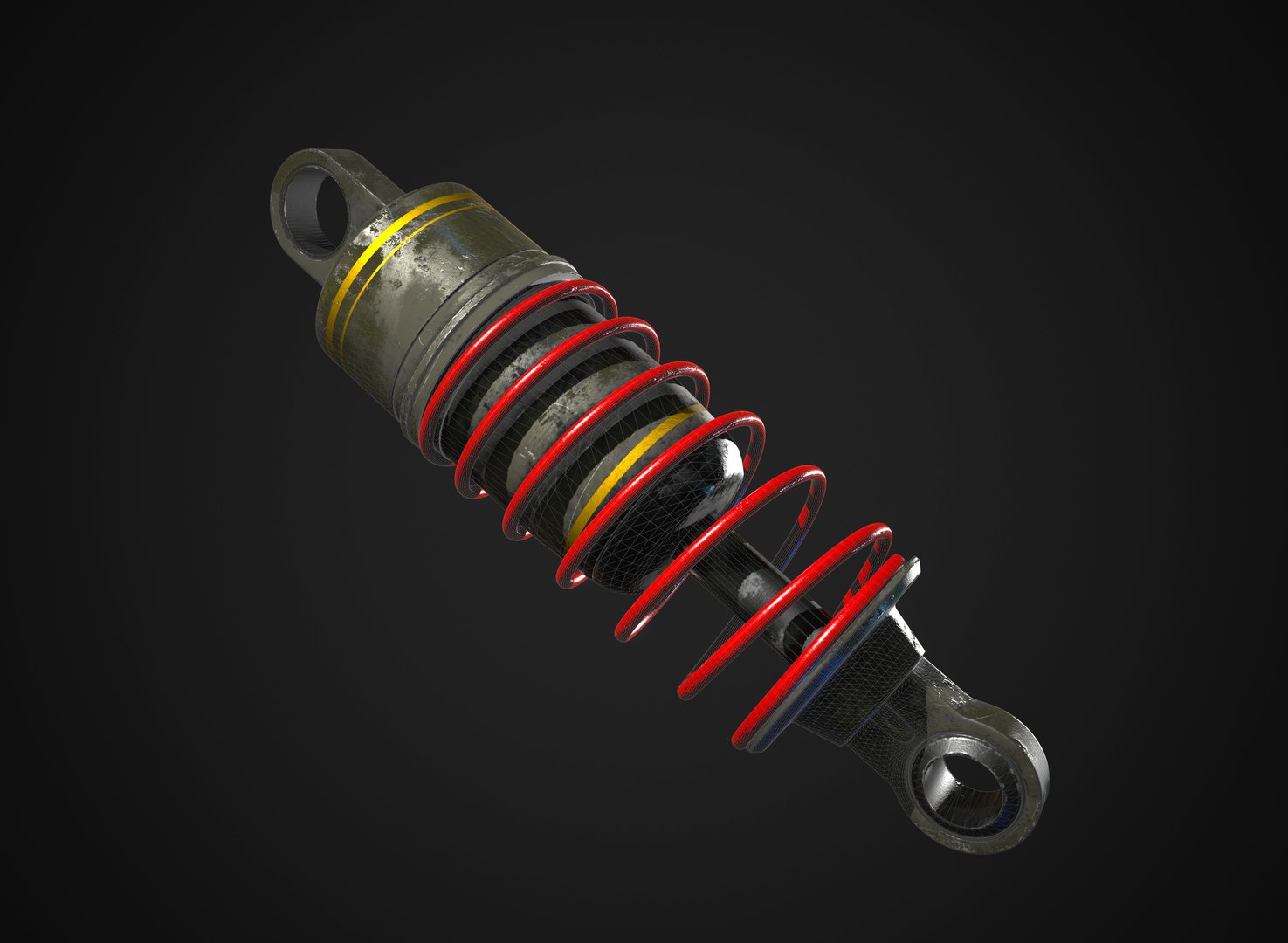 Shock Absorber 3D - TurboSquid 1799113