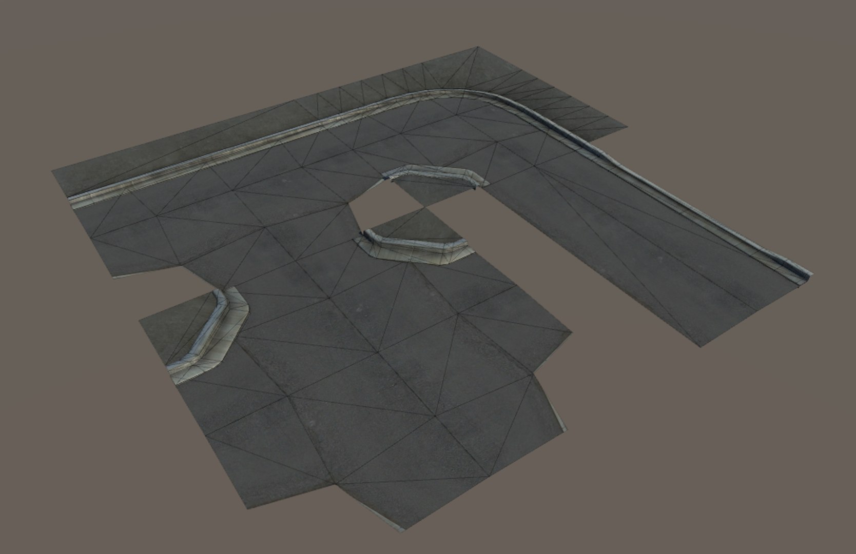 Road Tiles 3D Model - TurboSquid 1315909