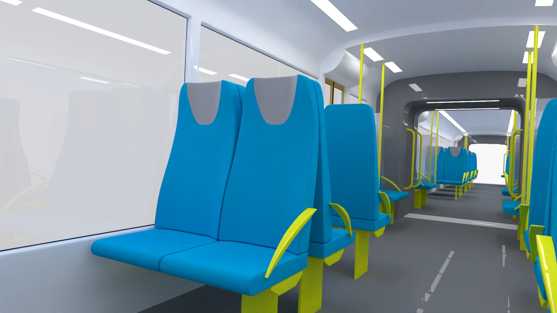 3D Modern Train And Metro Interiors - TurboSquid 2067851