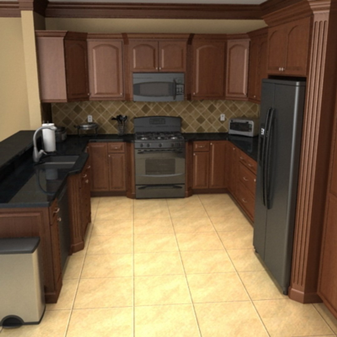 3d model of kitchen appliance