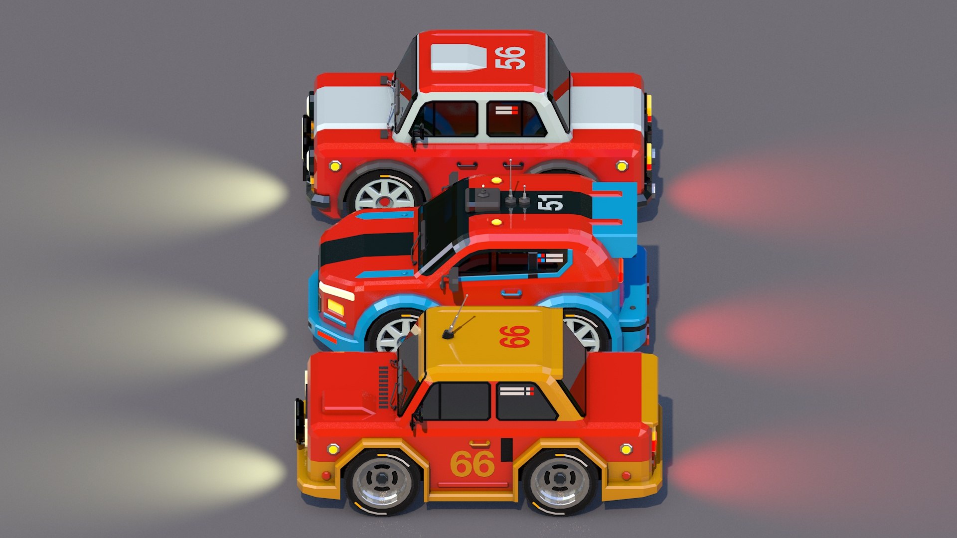 Rally Cars Group 3D Model - TurboSquid 2136163