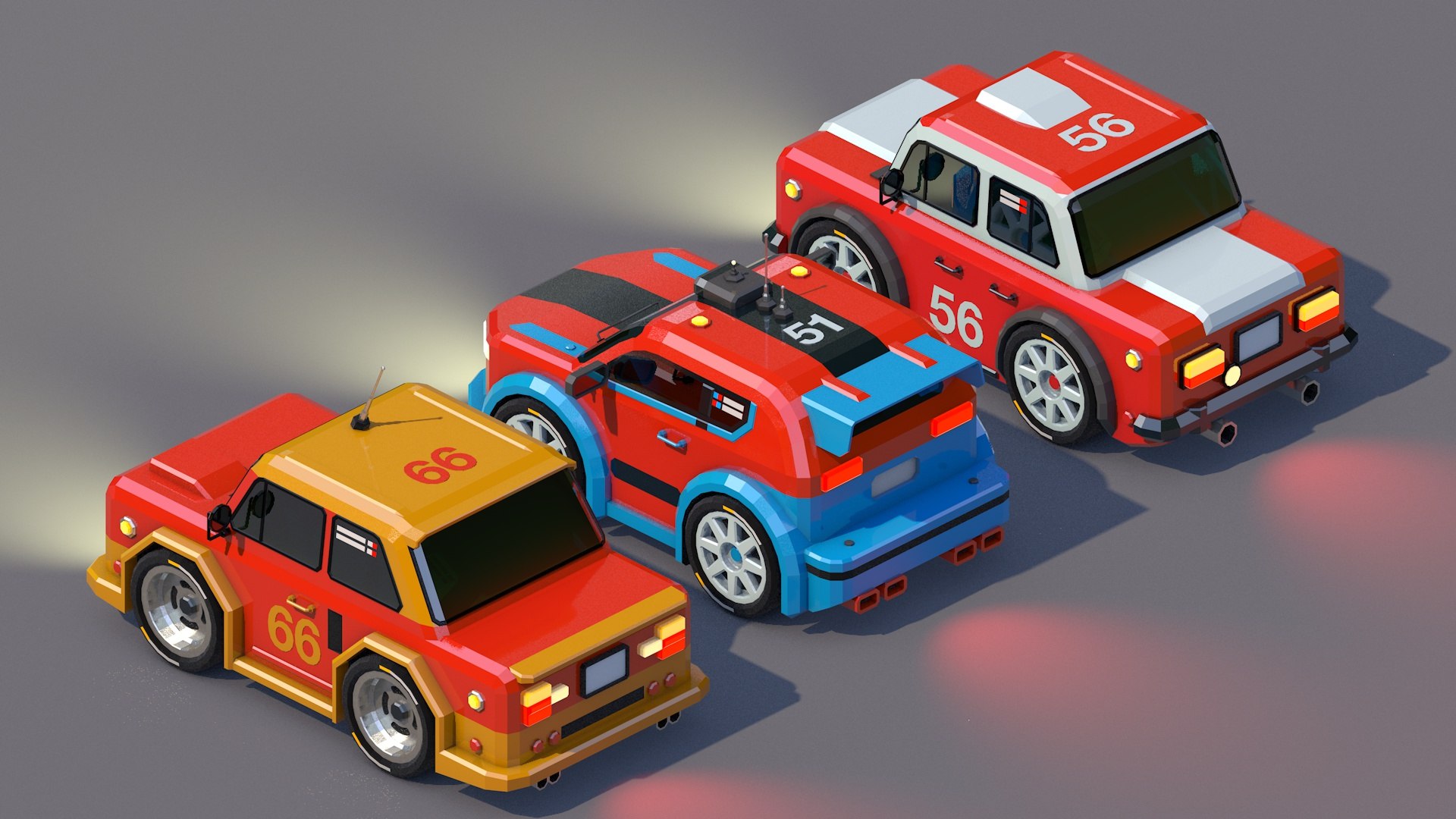 Rally Cars Group 3D Model - TurboSquid 2136163
