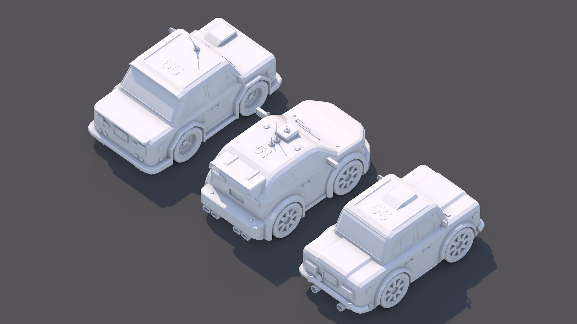 Rally Cars Group 3D Model - TurboSquid 2136163