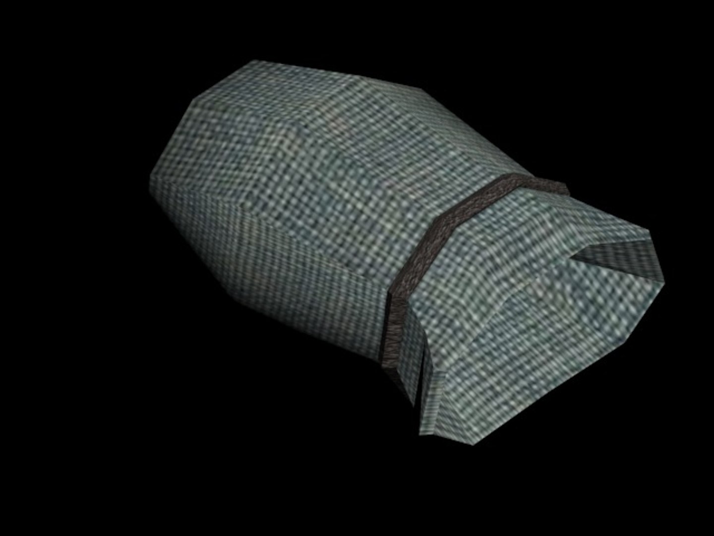 Free Coin Bag 3d Model