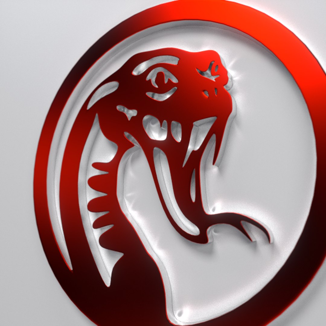 machined snake emblem 3d 3ds
