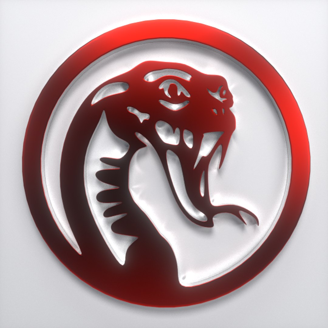 machined snake emblem 3d 3ds