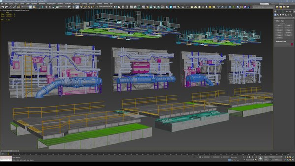 Sci-Fi Architecture Panels Kit Vol 05 3D 모델 - TurboSquid 2056476