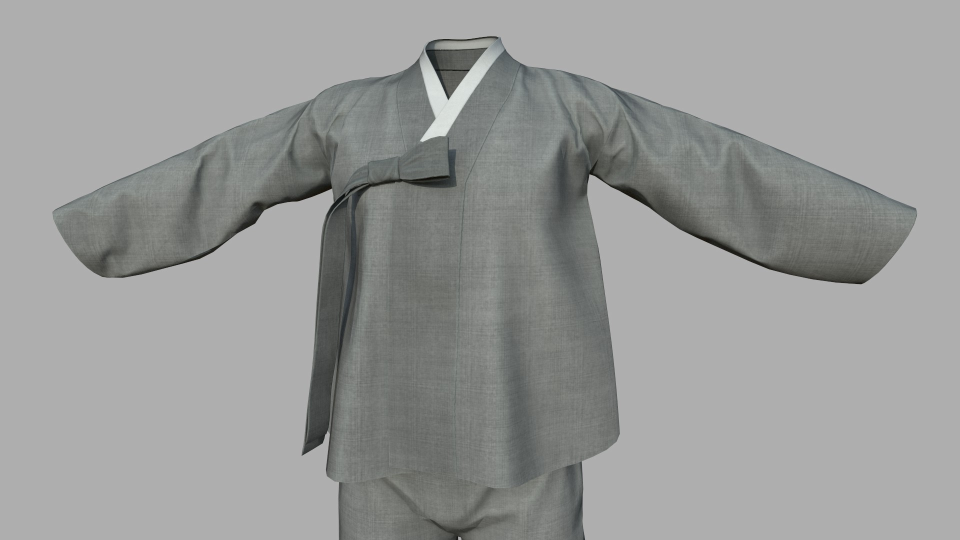 3D baji jeogori korea - TurboSquid 1695301