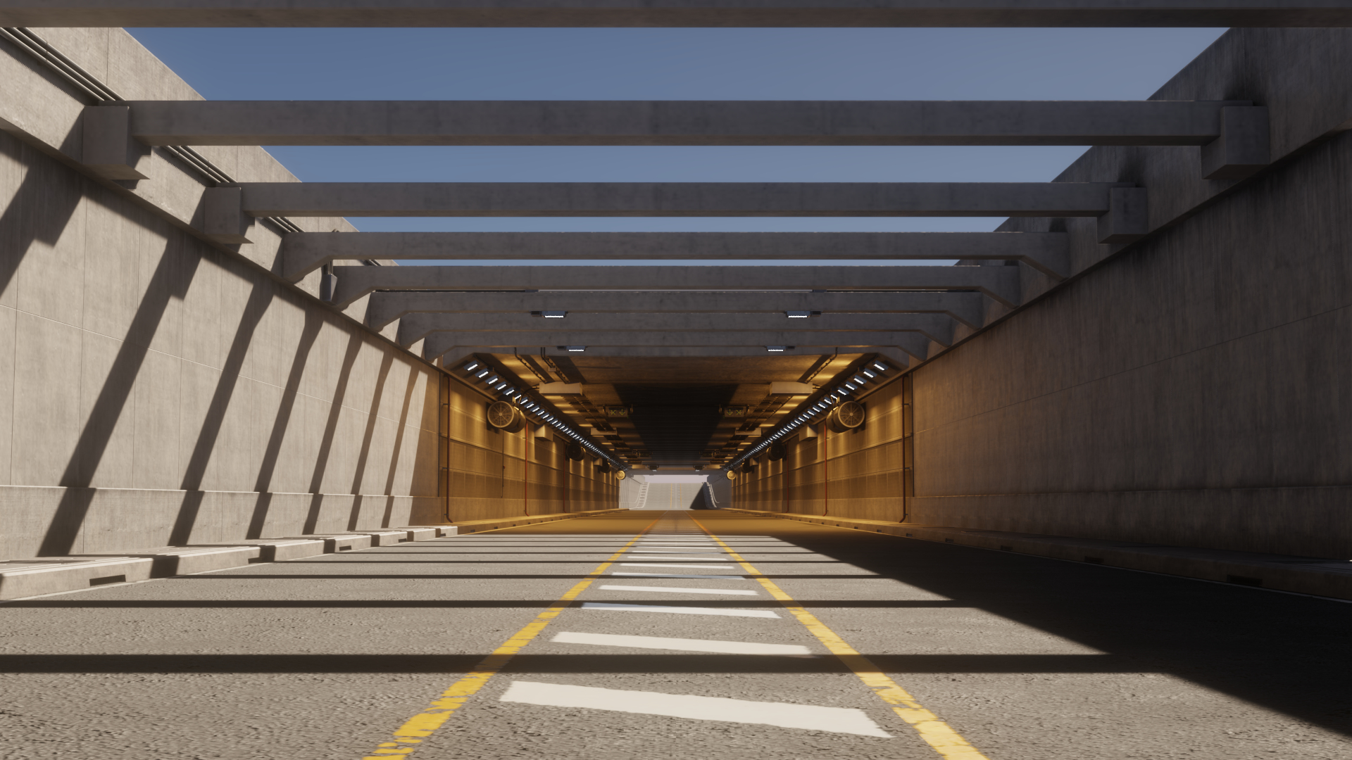 Modular Road Tunnel Assets 3D model 3D-Modell - TurboSquid 1686909
