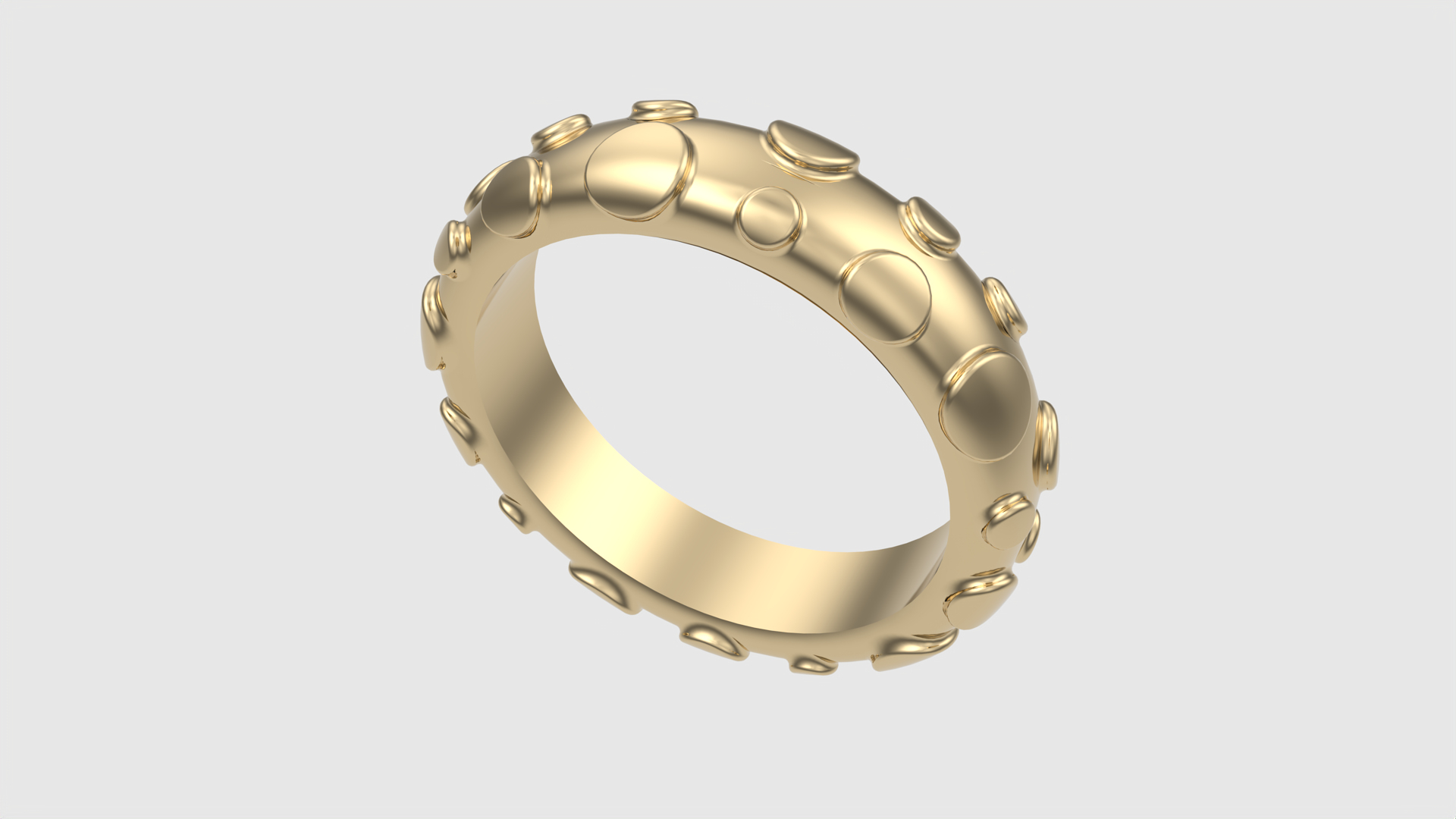 3D Modern Bubble Design Ring JDBCo - TurboSquid 2343998