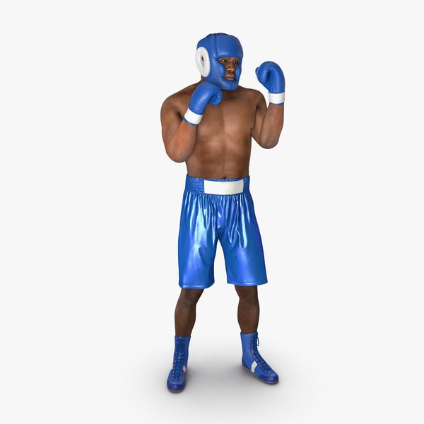 african american boxer pose max