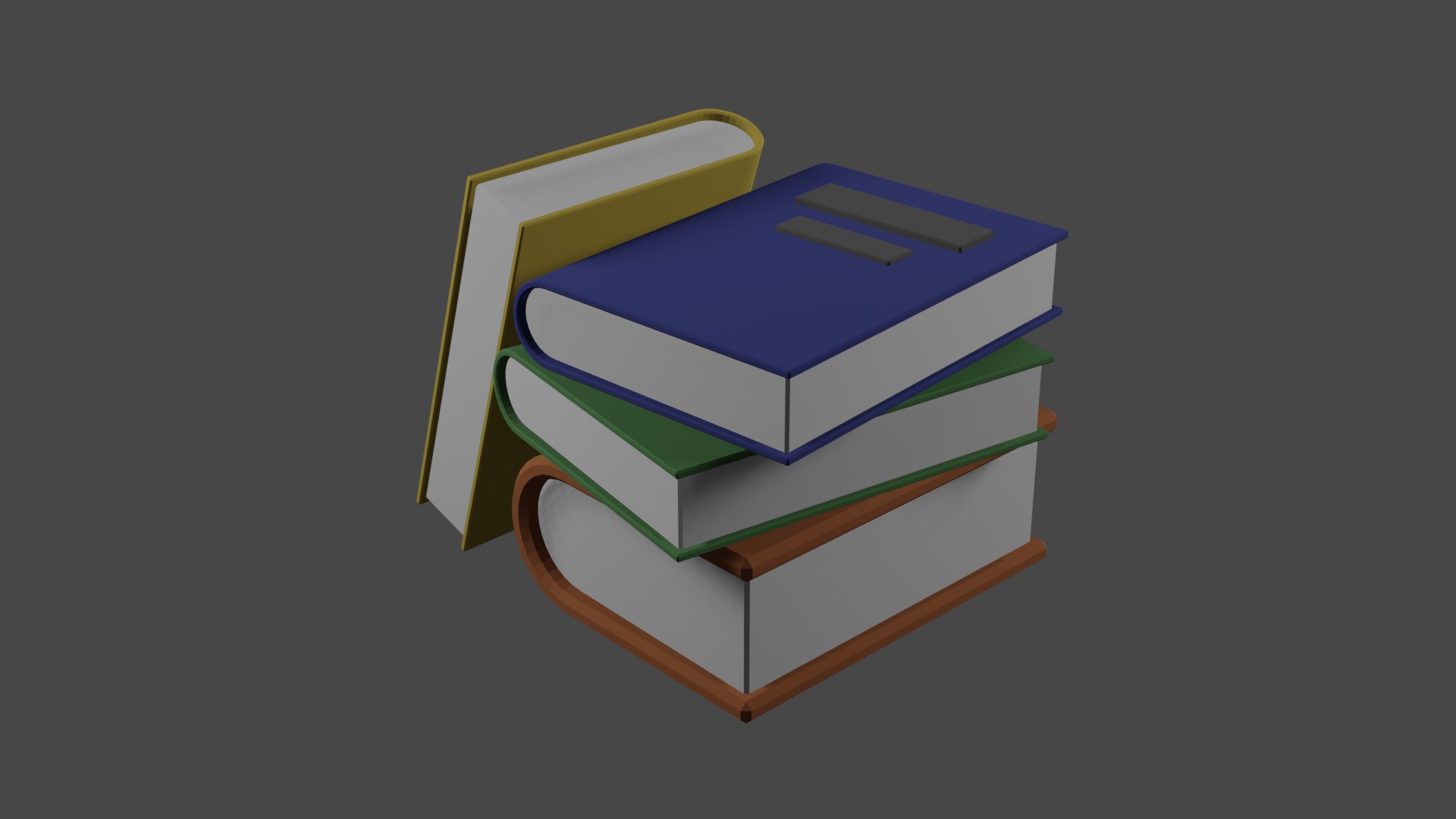Free Books Model - TurboSquid 2195650