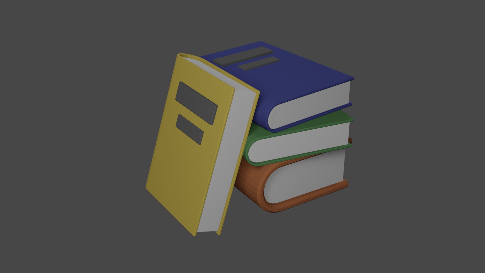 Free Books Model - TurboSquid 2195650
